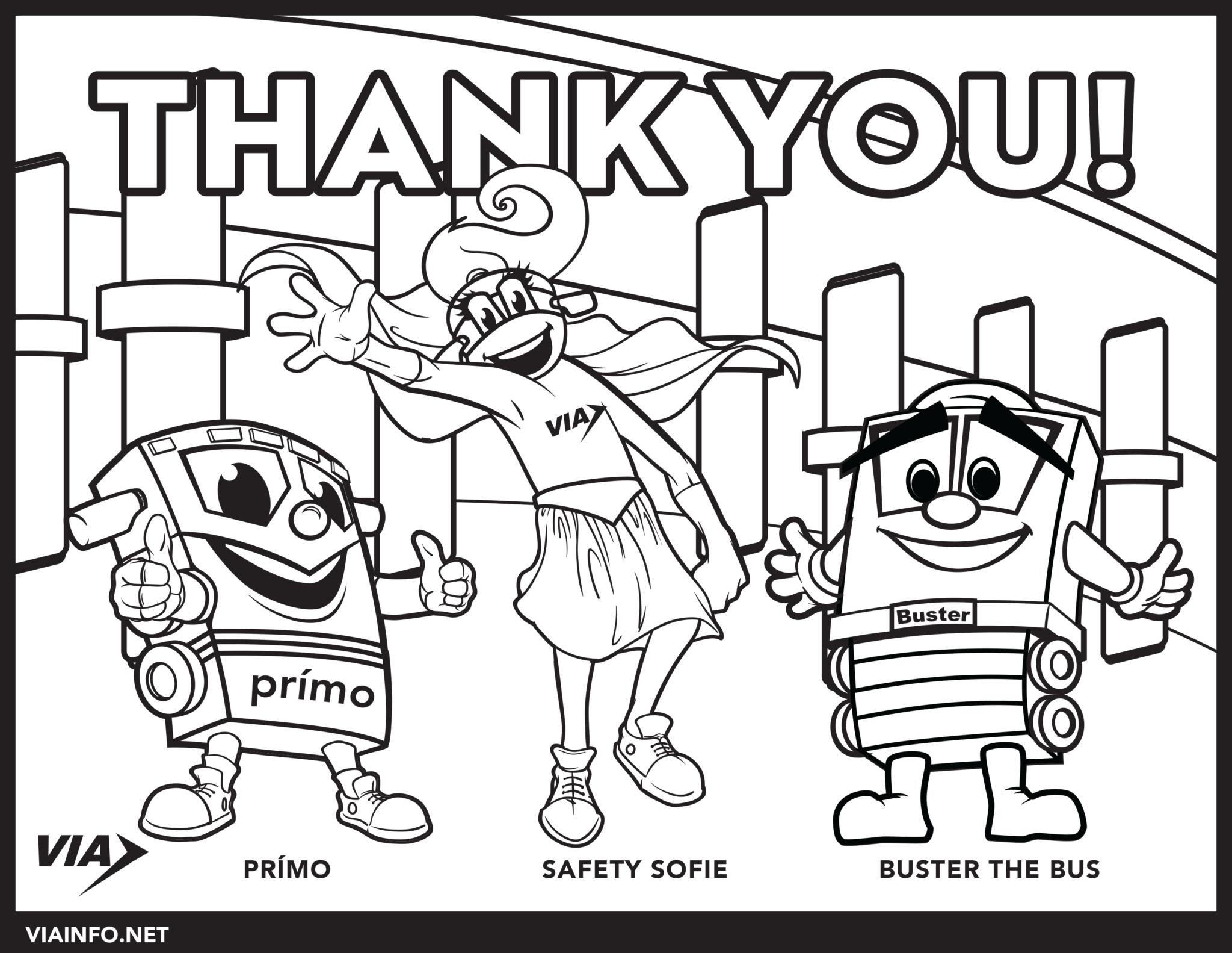VIA20_Mascots_ColoringBook2_900x665 - VIA Metropolitan Transit