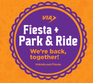 VIA's Park & Ride Special Event Service is Back for Fiesta Celebrations ...