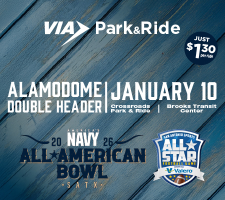 VIA26 All-American-SASports All-Star Park & Ride 450x400 - VIA ...